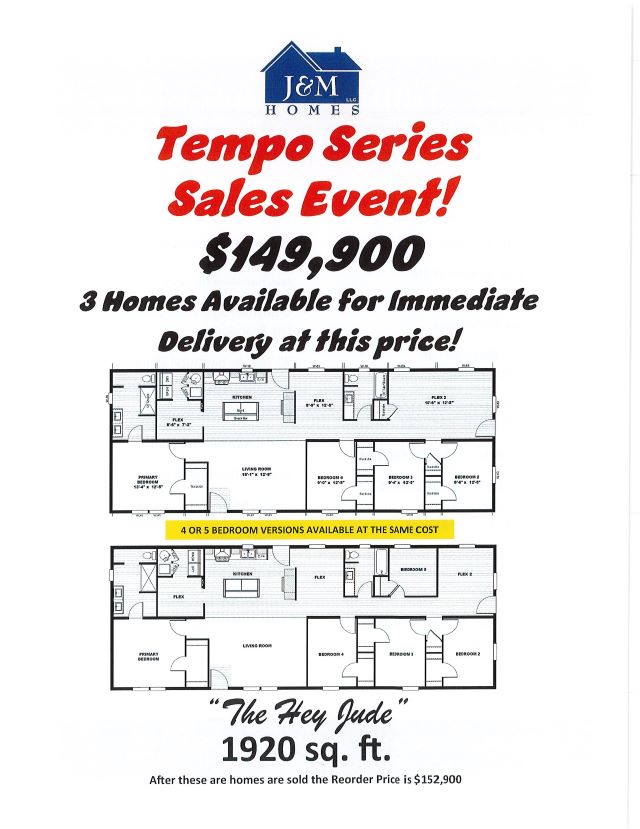 The Hey Jude- Available NOW! Manufactured Home | J & M Homes LLC